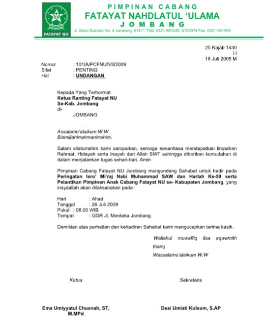 7 Perbedaan Surat Resmi dan Tidak Resmi dan Contohnya