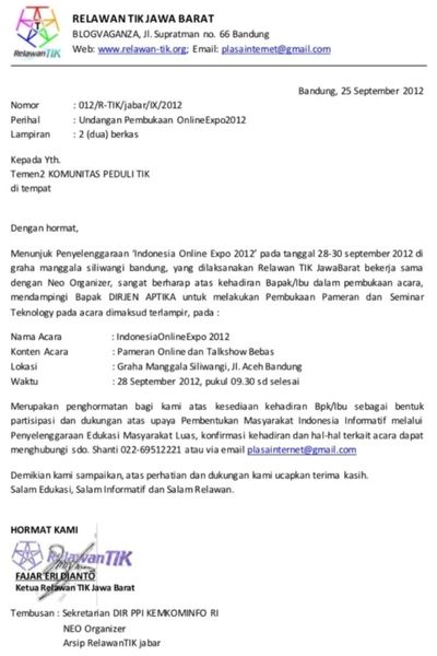 12 Contoh Surat Resmi untuk Berbagai Jenis Keperluan