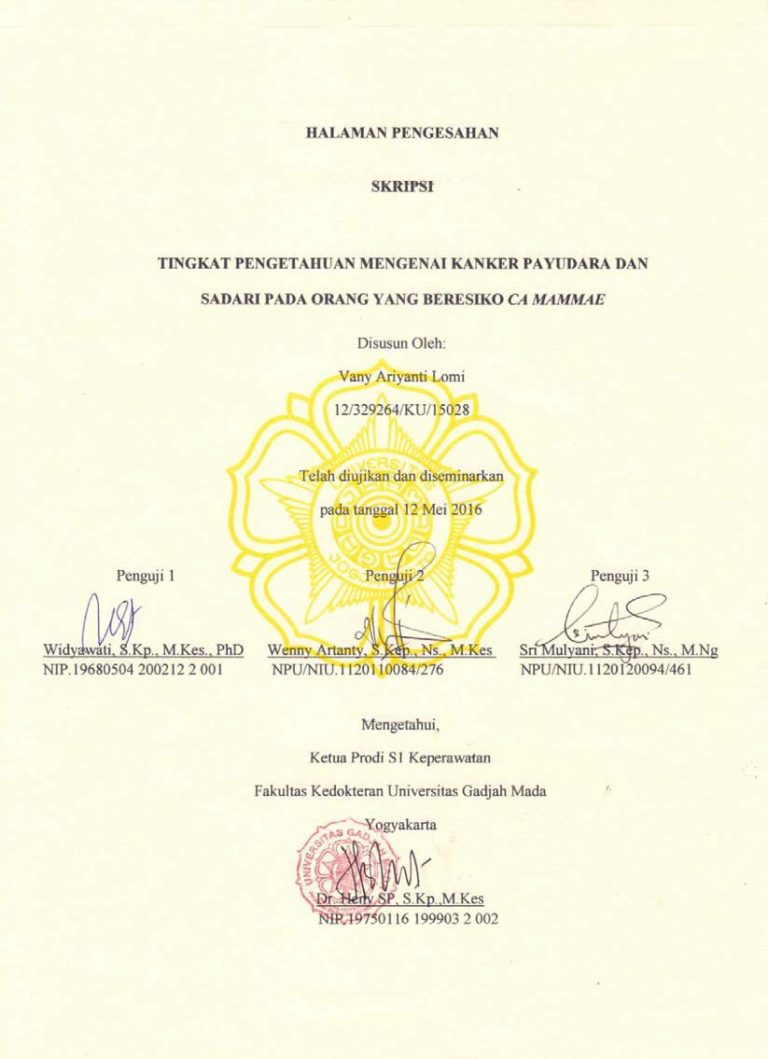 10 Contoh Lembar Pengesahan Untuk Berbagai Keperluan