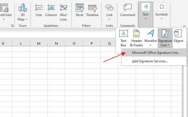 Alternatif Menambahkan Tanda Tangan di Excel