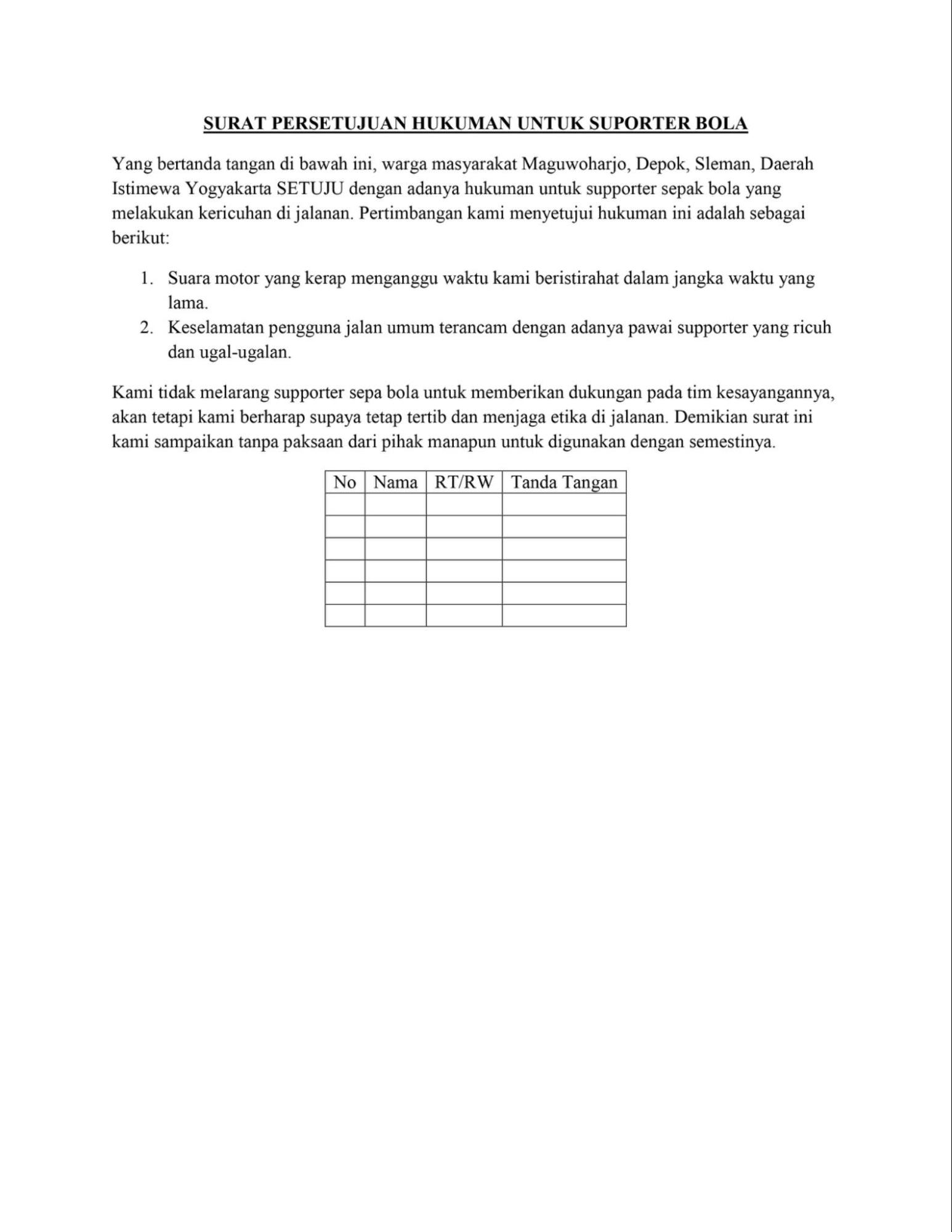 5 Contoh Surat Petisi dan Cara Menulisnya