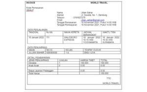 10 Contoh Invoice Tagihan Pembayaran untuk Jasa dan Barang