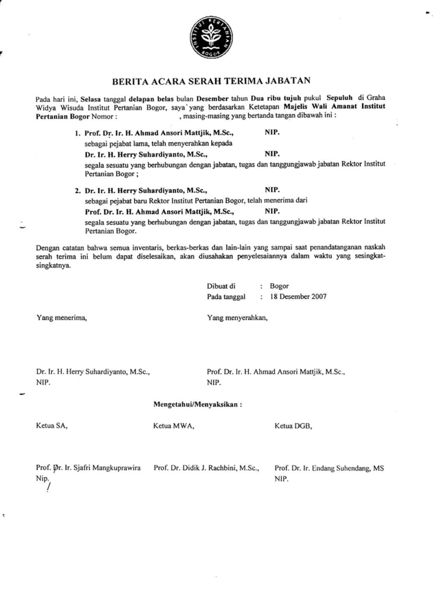 13 Contoh Berita Acara Serah Terima dan Cara Membuatnya