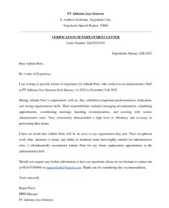 7 Contoh Surat Paklaring Kerja yang Benar dan Cara Menyusunnya