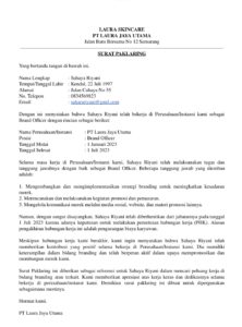 7 Contoh Surat Paklaring Kerja yang Benar dan Cara Menyusunnya