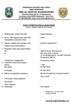 5 Contoh Surat Perintah Perjalanan Dinas dan Format Pembuatannya