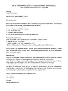 7 Contoh Surat Perintah Kerja dan Format Pembuatannya