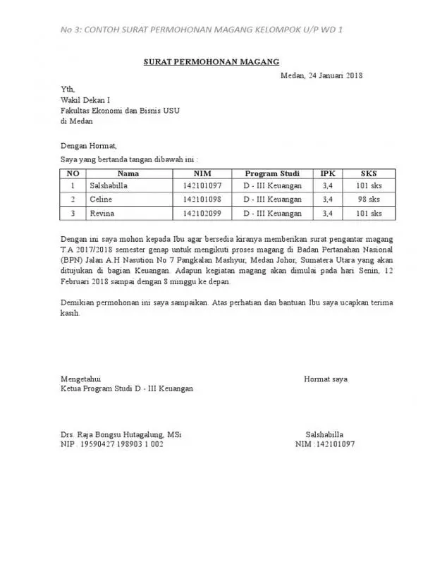 10 Contoh Surat Permohonan Magang dan Cara Membuatnya