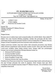 Contoh Surat Penawaran Harga yang Benar dan Tips Membuatnya