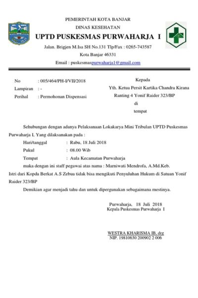 7 Contoh Surat Dispensasi untuk Berbagai Tujuan dan Formatnya yang Benar