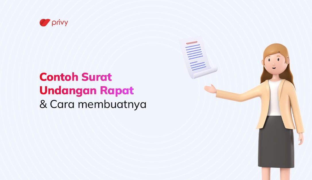 Contoh Surat Undangan Rapat & Cara Membuatnya