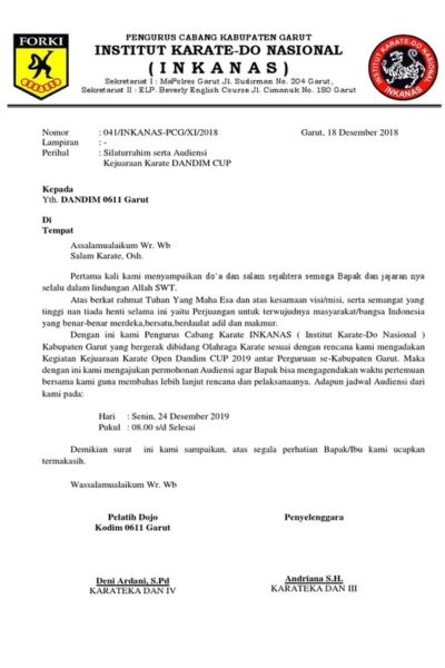 5 Contoh Surat Permohonan Audiensi yang Baik dan Benar