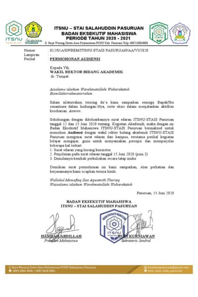 5 Contoh Surat Permohonan Audiensi yang Baik dan Benar