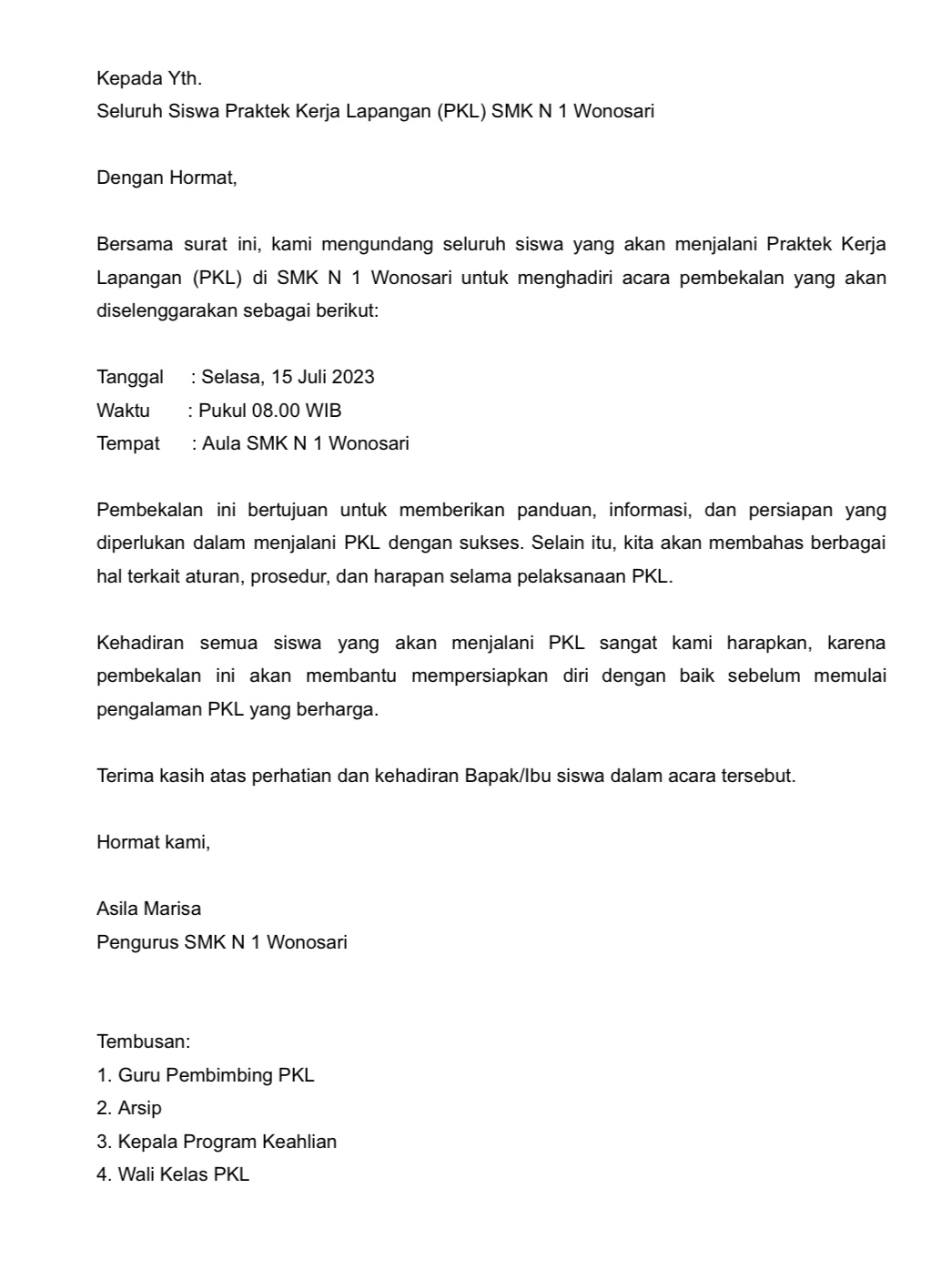 Contoh Surat Undangan Rapat & Cara Membuatnya