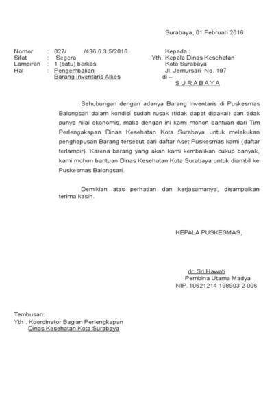 5 Contoh Surat Pengembalian Barang dan Cara Membuatnya
