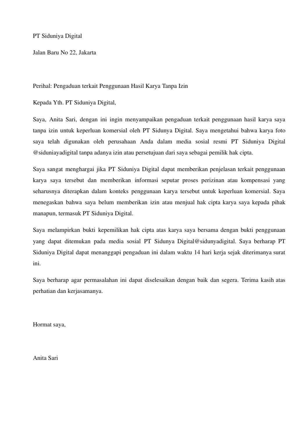 6 Contoh Surat Pengaduan untuk Berbagai Keperluan