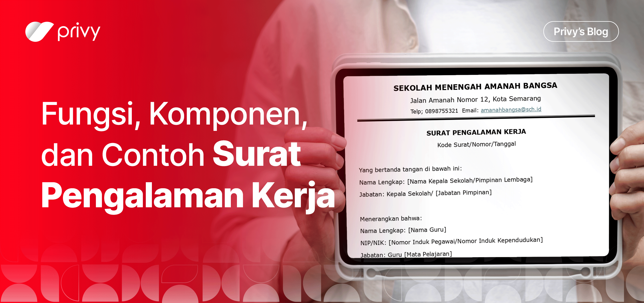 Surat Pengalaman Kerja: Fungsi, Komponen, dan Contoh